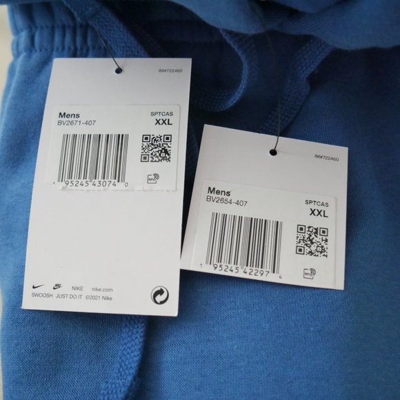 Nike | Shirts | Nike Mens Club Fleece Sweatsuit Tracksuit Matching Set ...